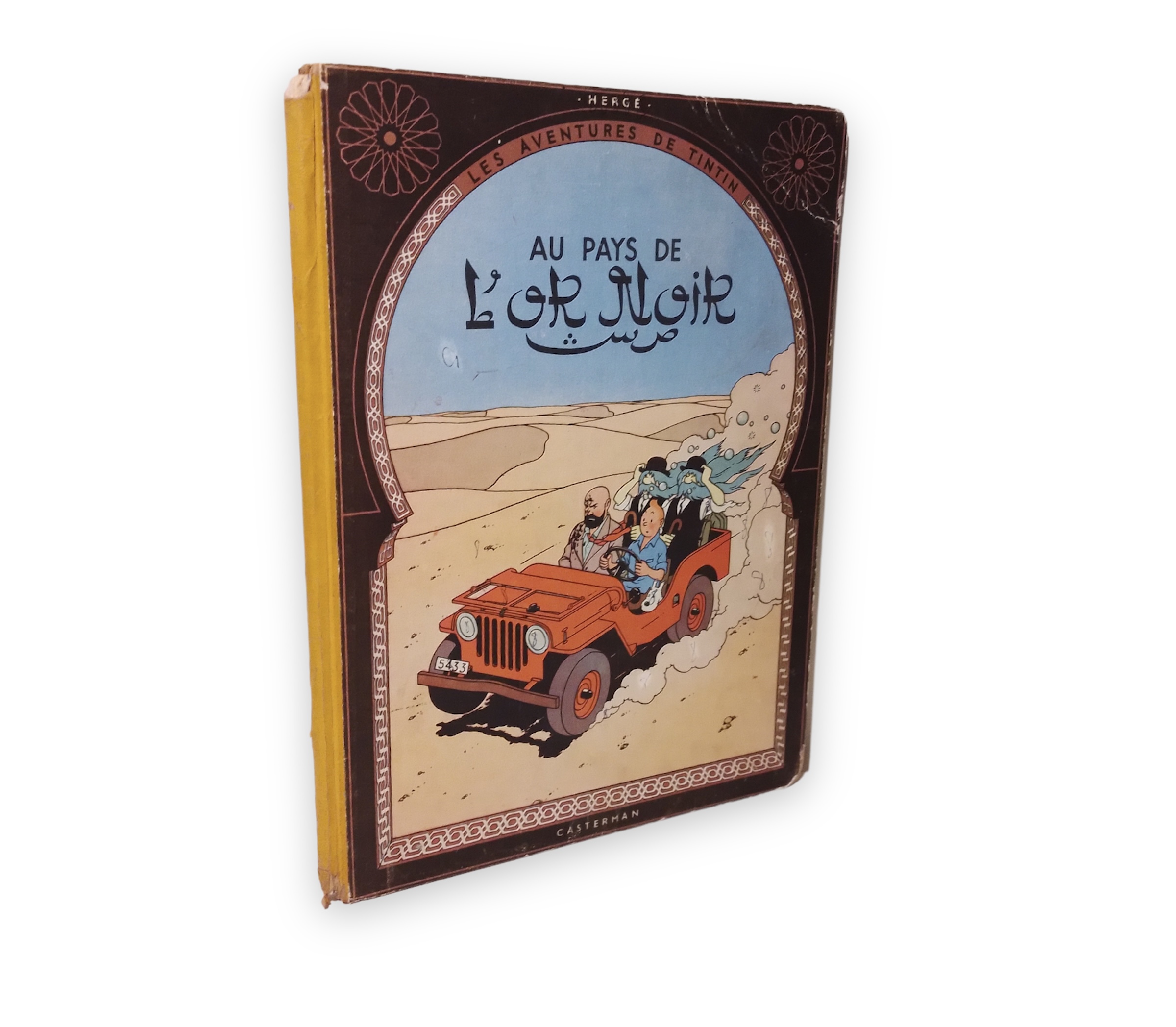 [SOLD] Hergé - Tintin au Pays de l'Or Noir - 1950 First Edition ...