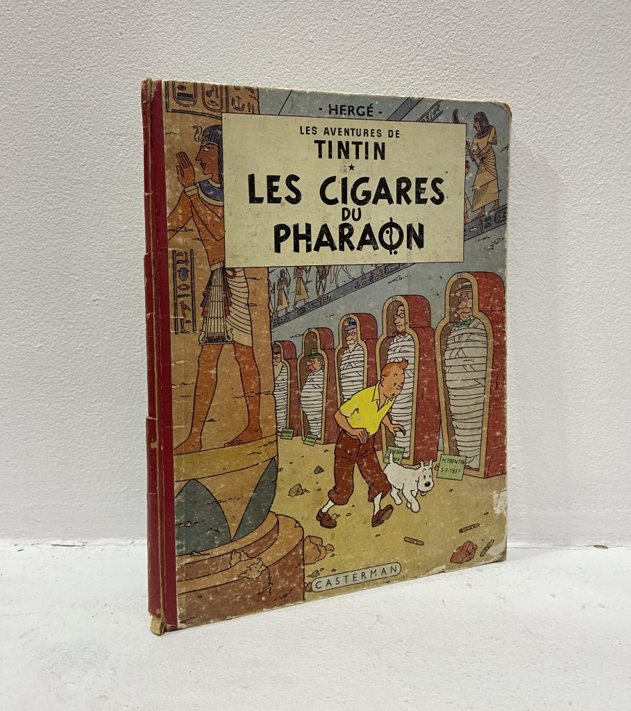 [SOLD] Hergé - Tintin, Les Cigares du Pharaon - 1955 edition - Zerzura ...