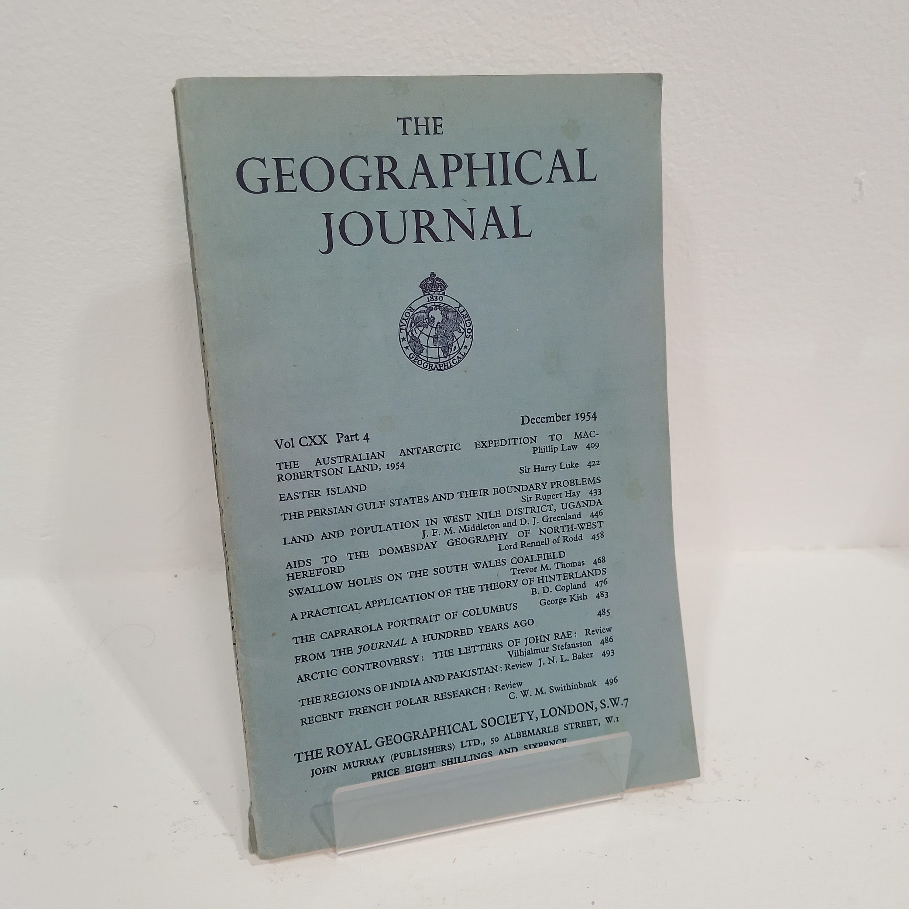 [SOLD] Rupert Hay - The Persian Gulf States and their Boundaries - 1954 ...