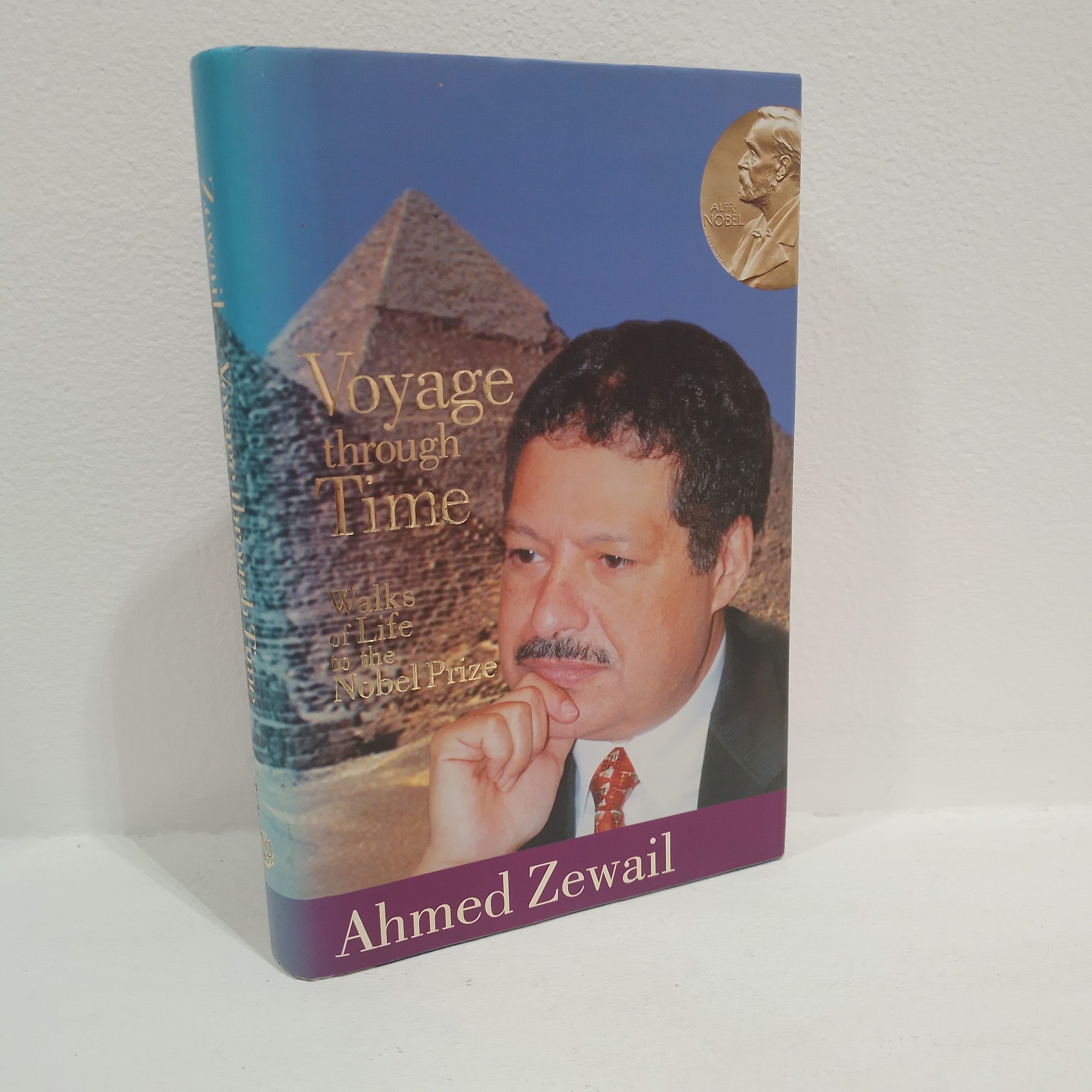 [SOLD] Ahmed Zewail - Voyage Through Time - Signed - Zerzura Rare Books