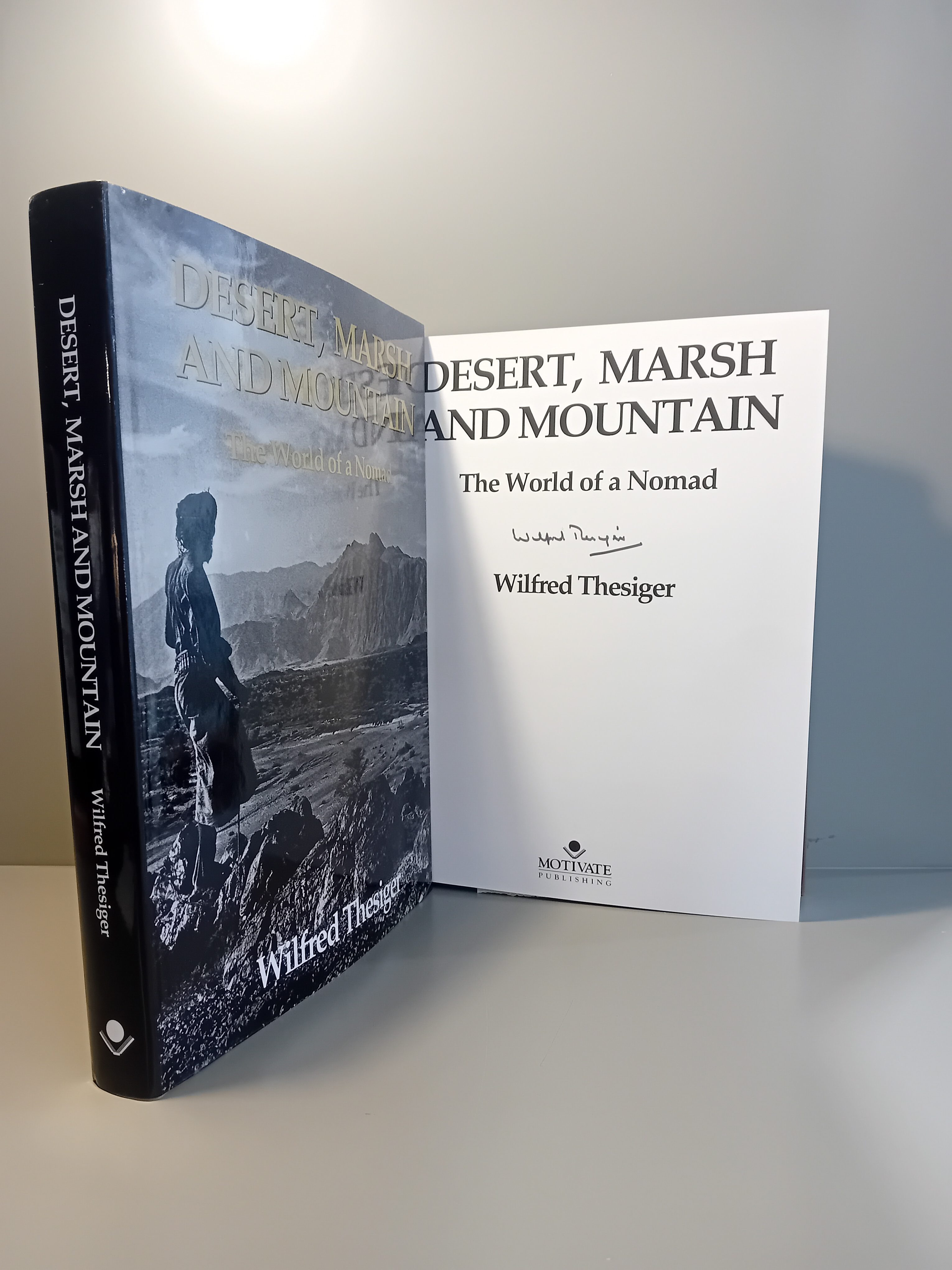 [SOLD] Wilfred Thesiger - Desert, Marsh and Mountain - SIGNED - Zerzura ...