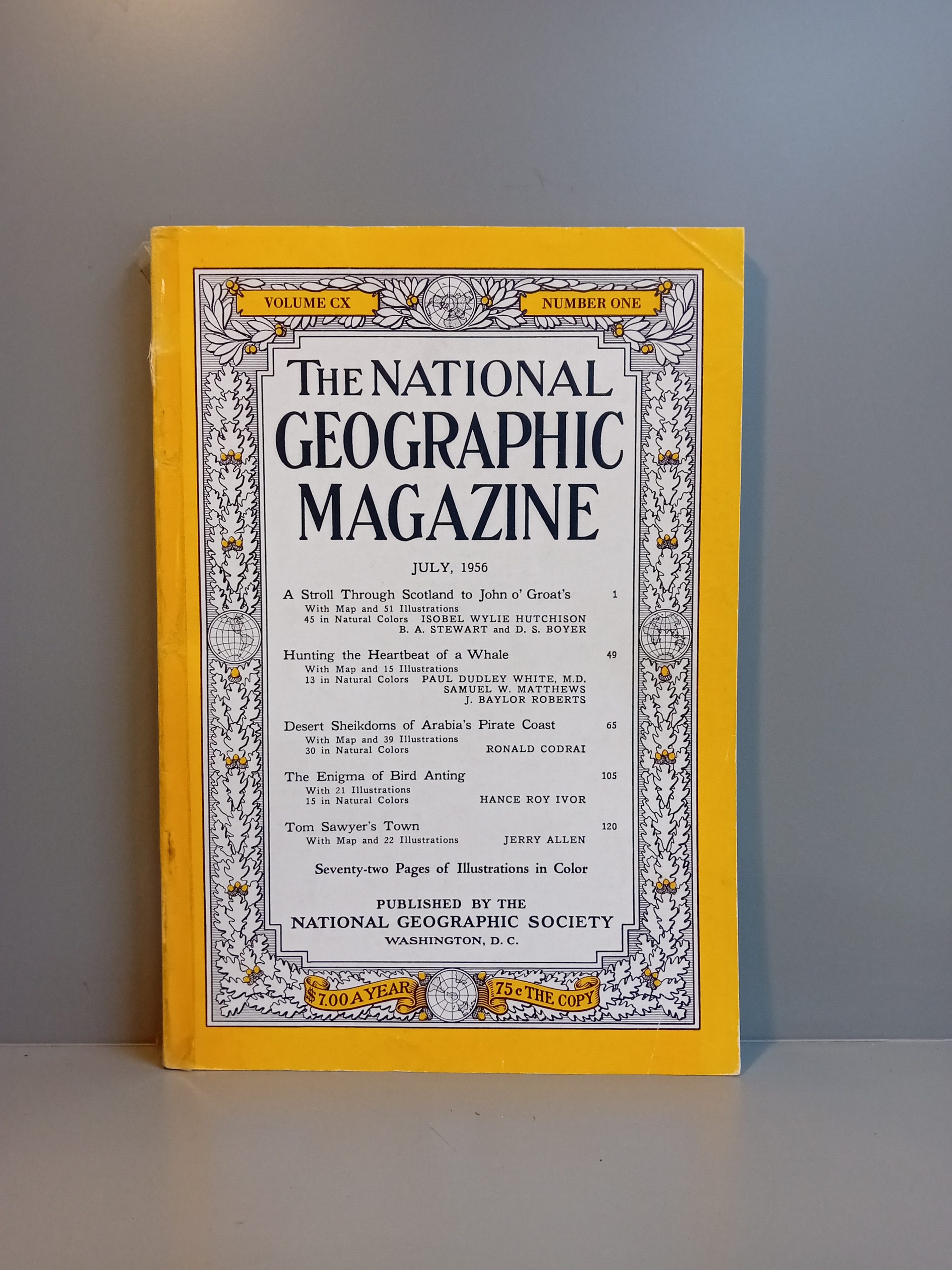 [SOLD] National Geographic Magazine - July 1956 - Desert Sheikhdoms ...
