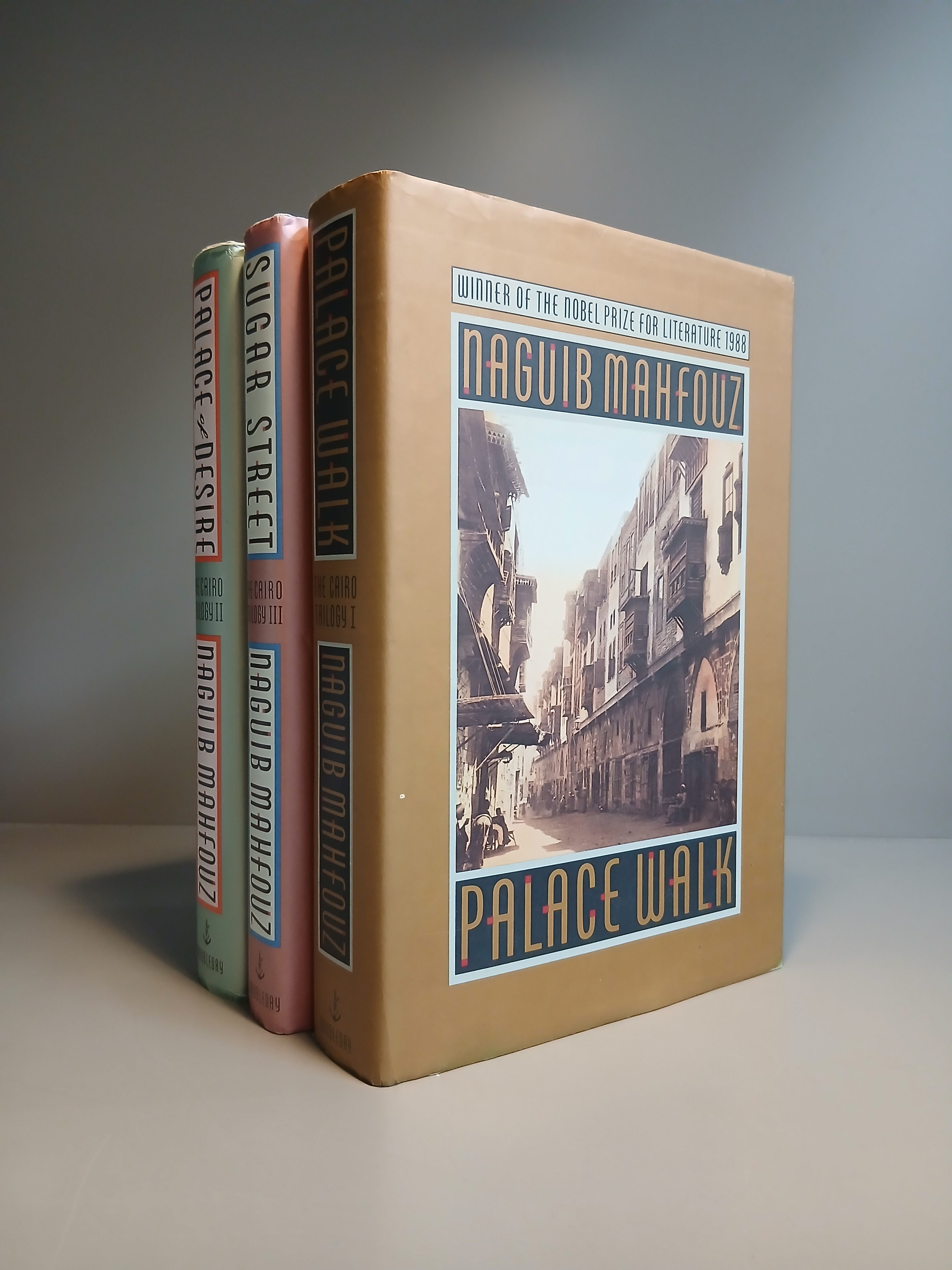 [SOLD] Naguib Mahfouz - Cairo Trilogy - First English-Language Edition ...