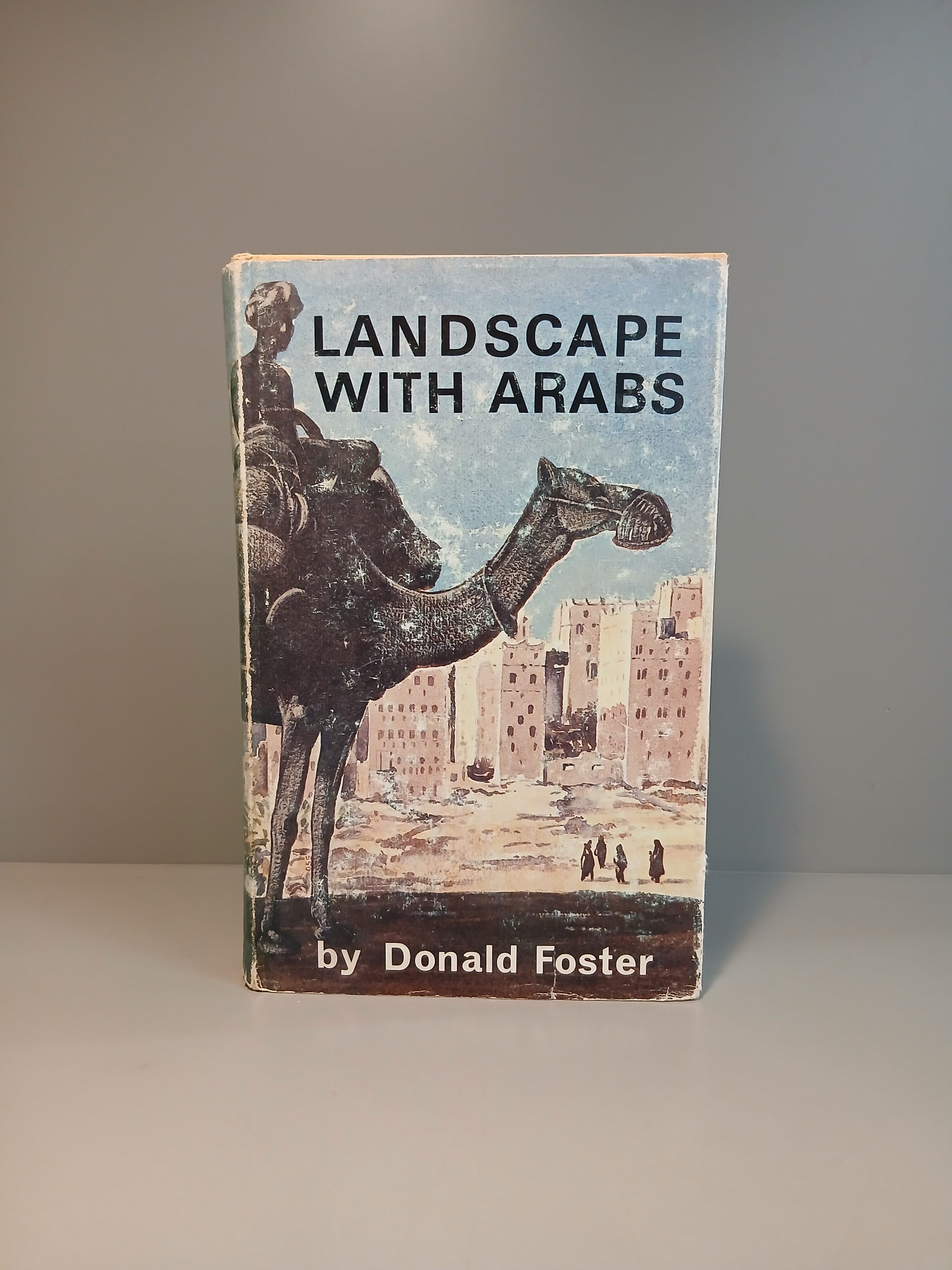 [SOLD] Donald Foster - Landscape With Arabs - 1969 - Zerzura Rare Books