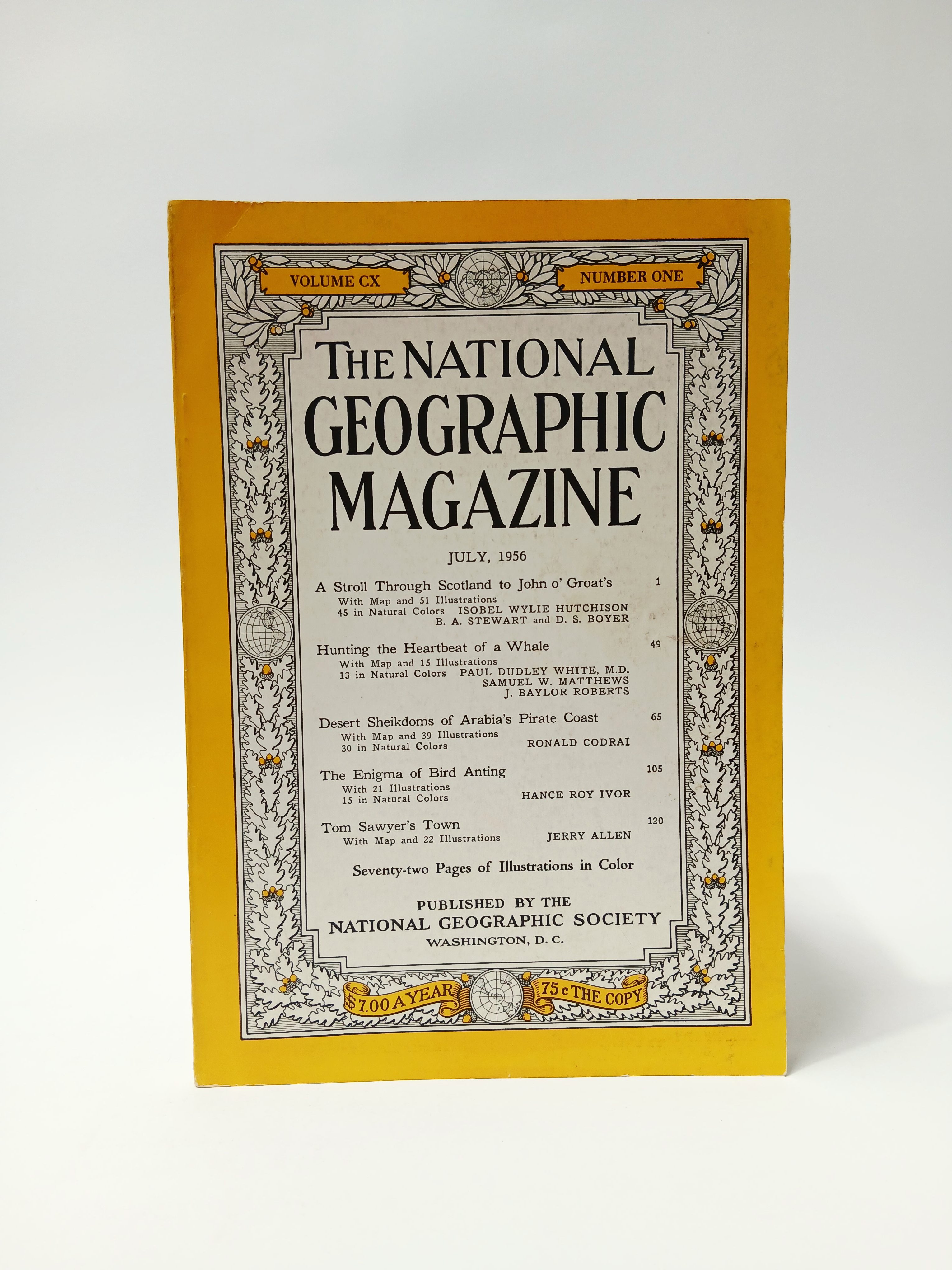 [SOLD] National Geographic Magazine - July 1956 - Desert Sheikhdoms ...